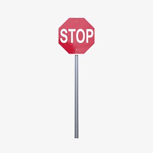 3D Stop Sign Models - Browse & Download Formats - TurboSquid