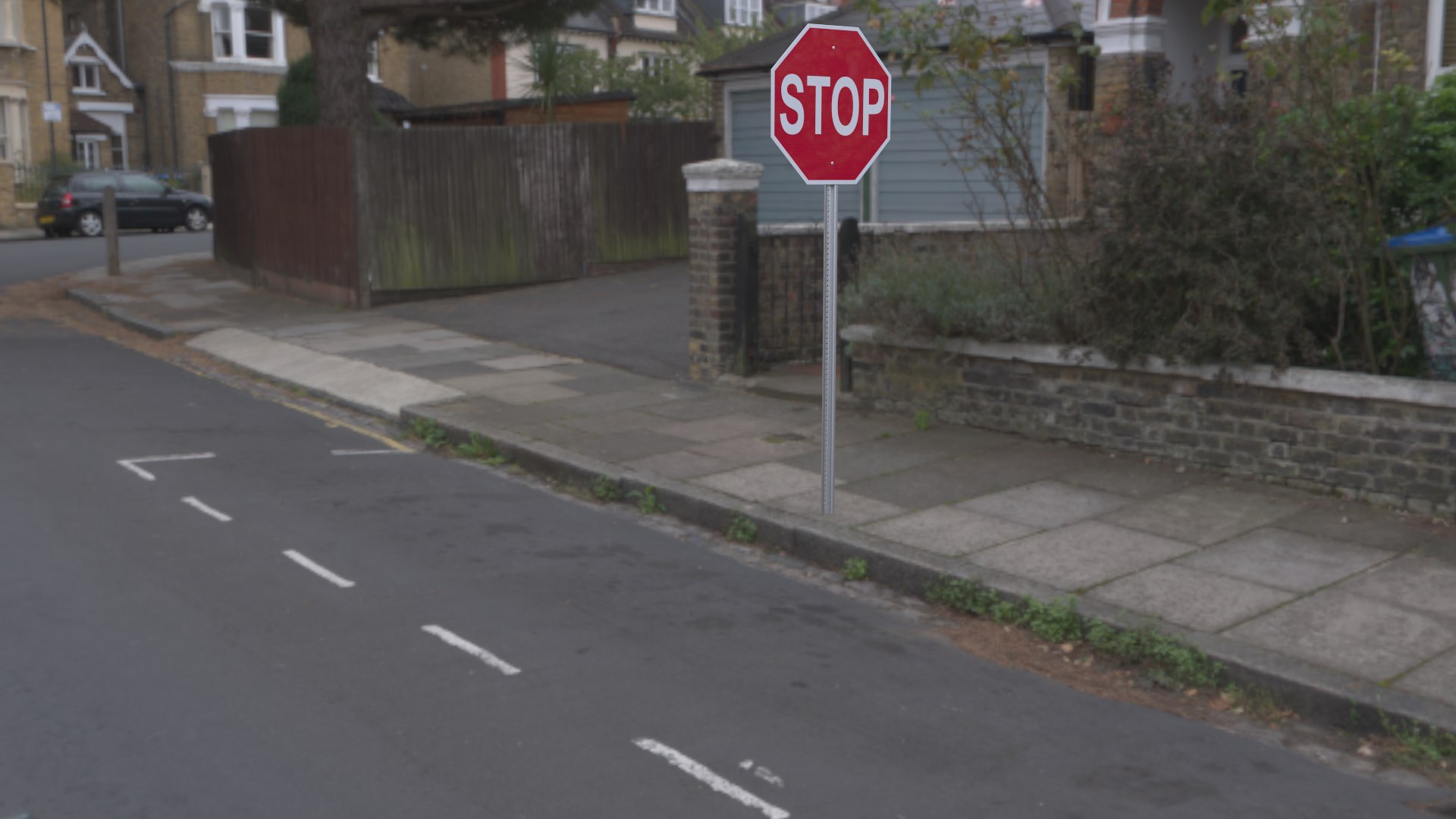 3D Stop Sign Model - TurboSquid 2028168