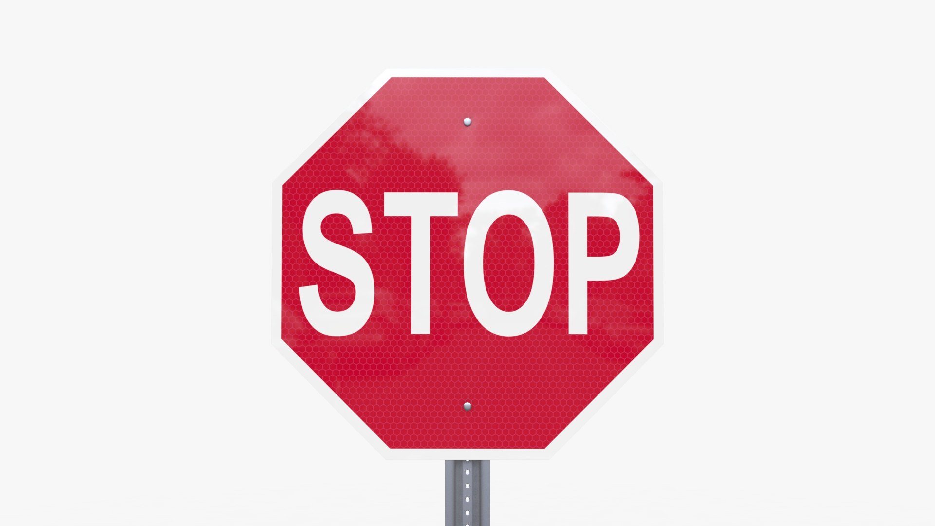 3D Stop Sign Model - TurboSquid 2028168