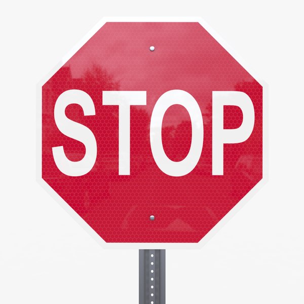 modelo 3d Stop Sign - TurboSquid 2028168