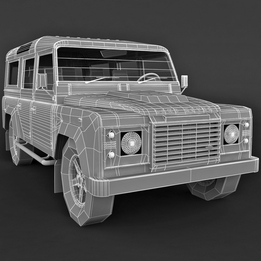 3d model land rover defender