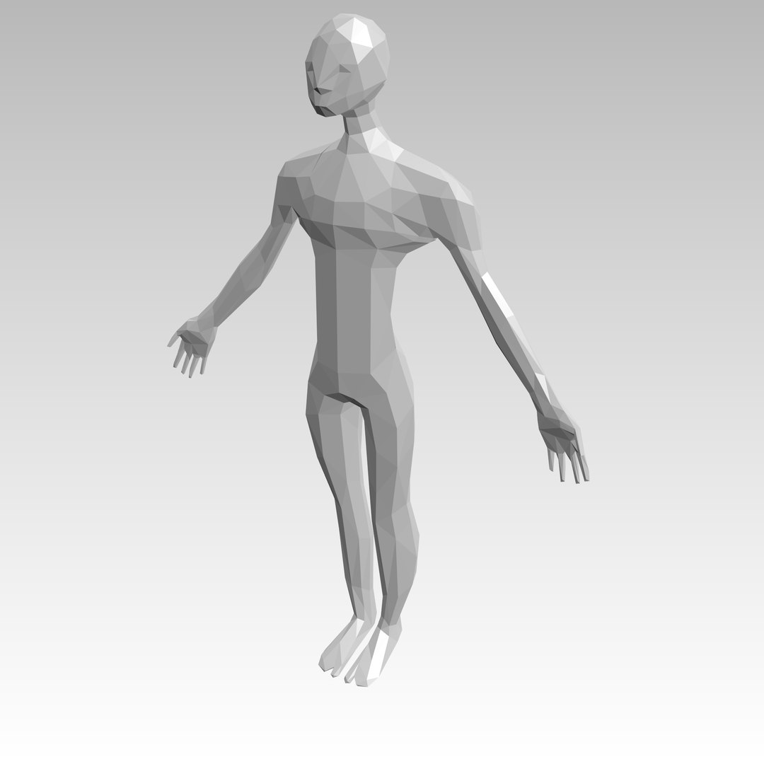 3D Model Low-poly Man - TurboSquid 1204018