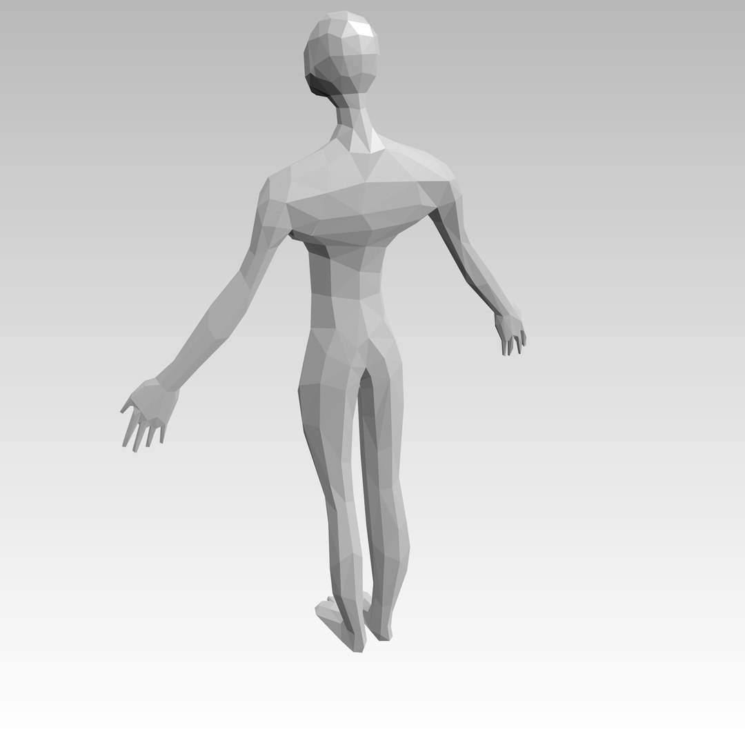 3D Model Low-poly Man - TurboSquid 1204018