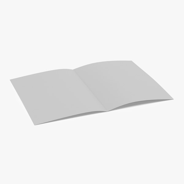 3D White Paper Sheet Folded - TurboSquid 1993714