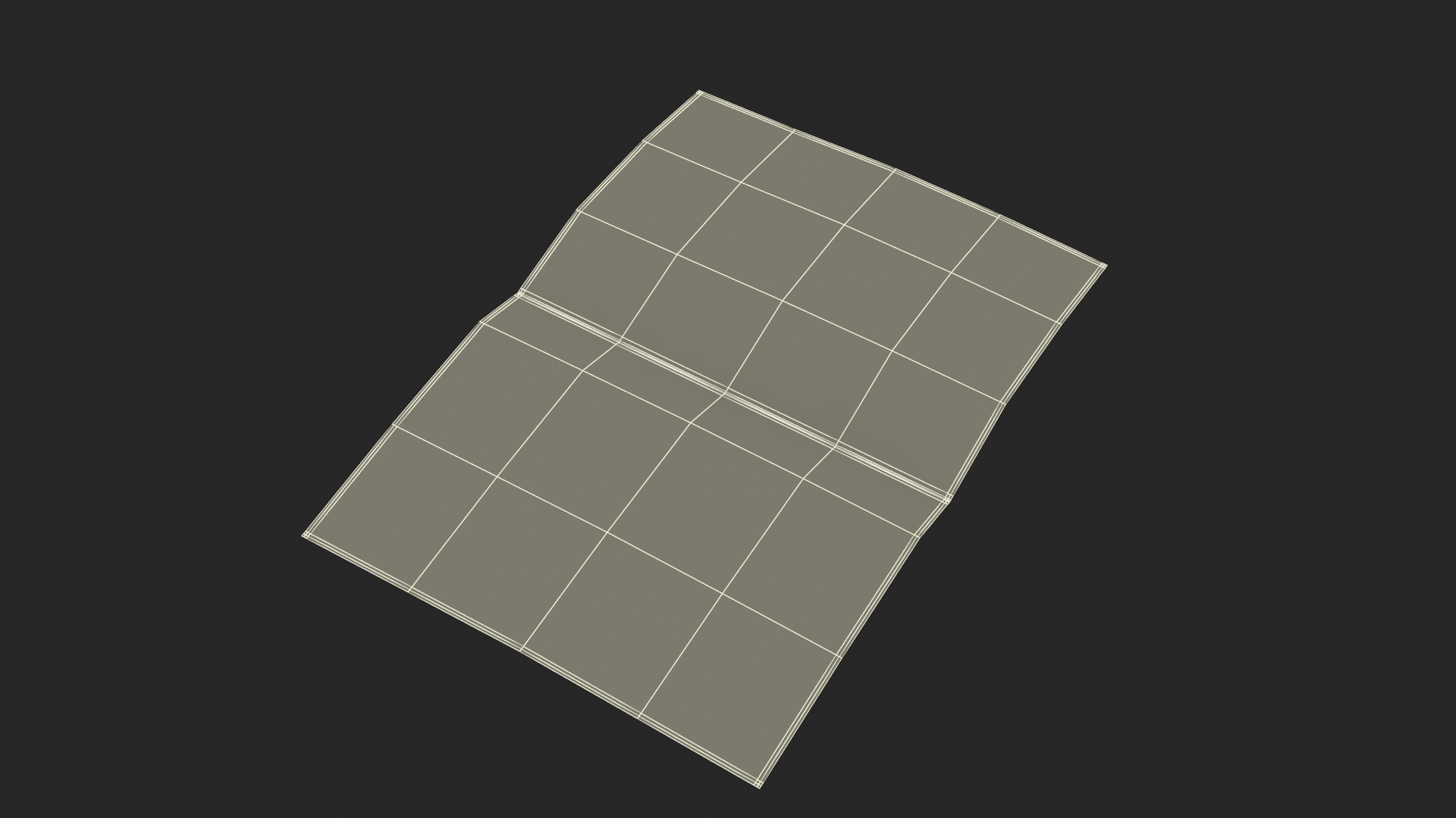 3D White Paper Sheet Folded - TurboSquid 1993714