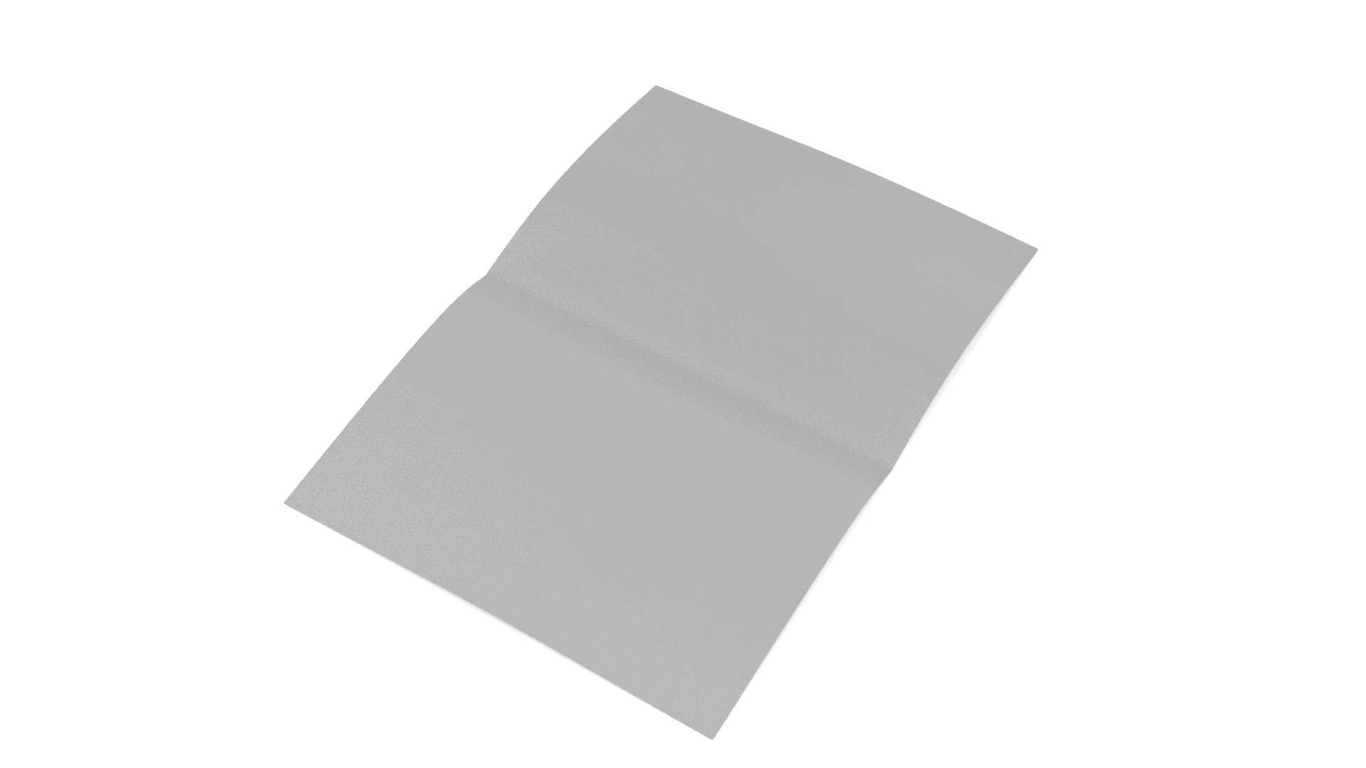 3D White Paper Sheet Folded - TurboSquid 1993714