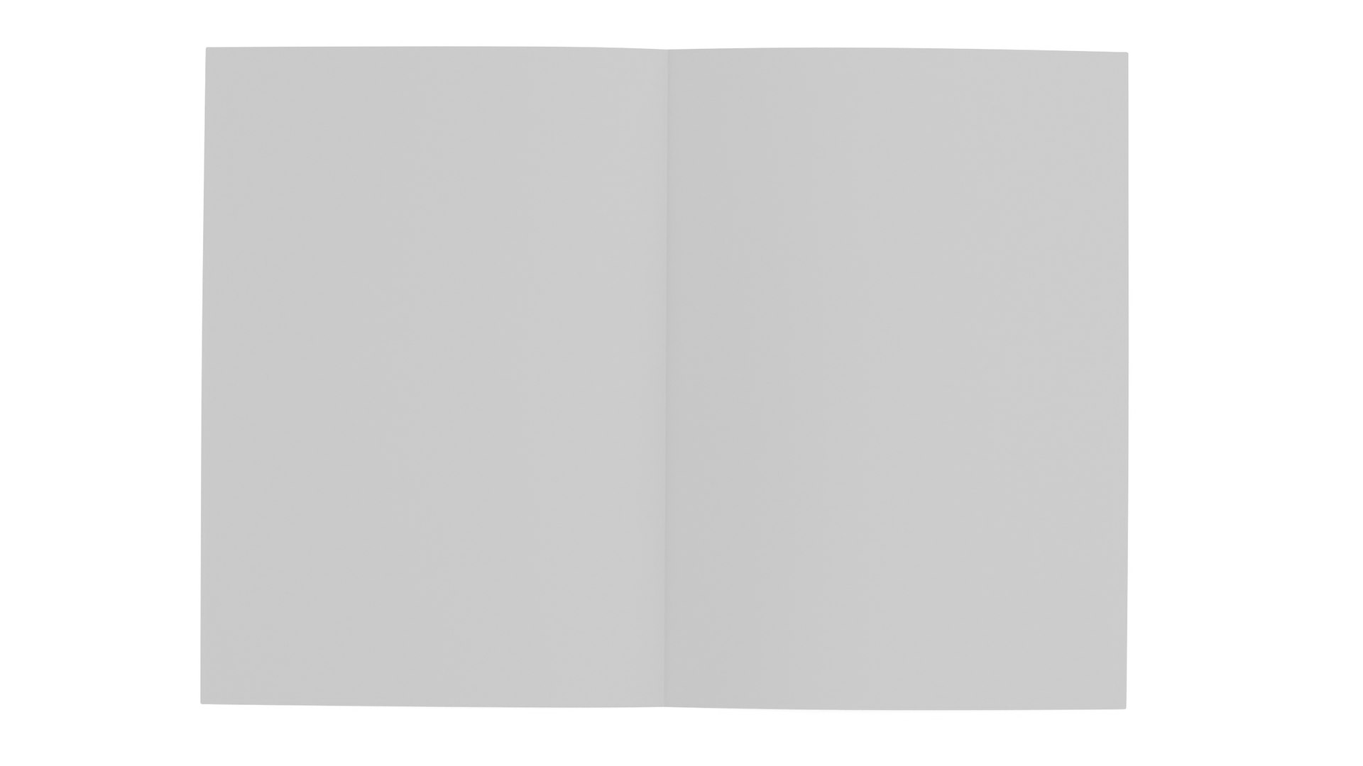 3D White Paper Sheet Folded - TurboSquid 1993714