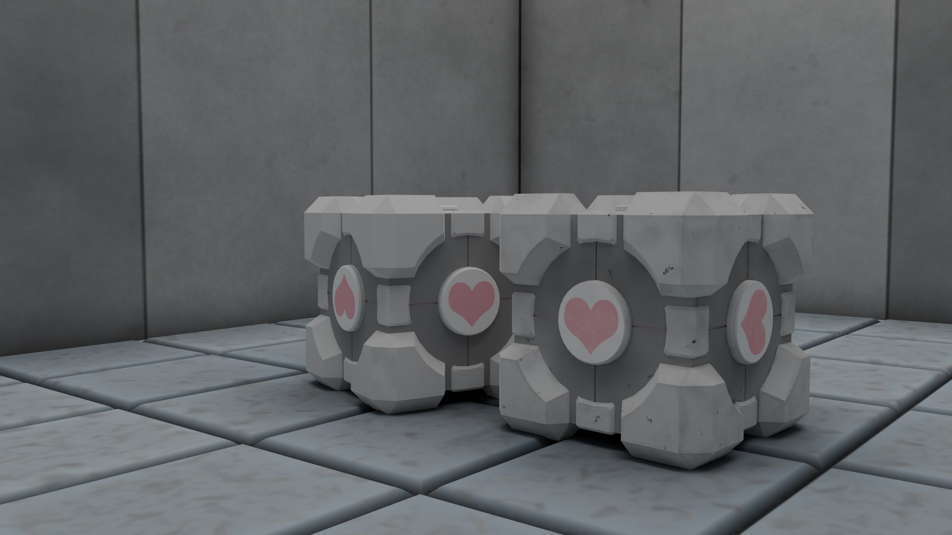 3D Portal Cubes Model - TurboSquid 2257065