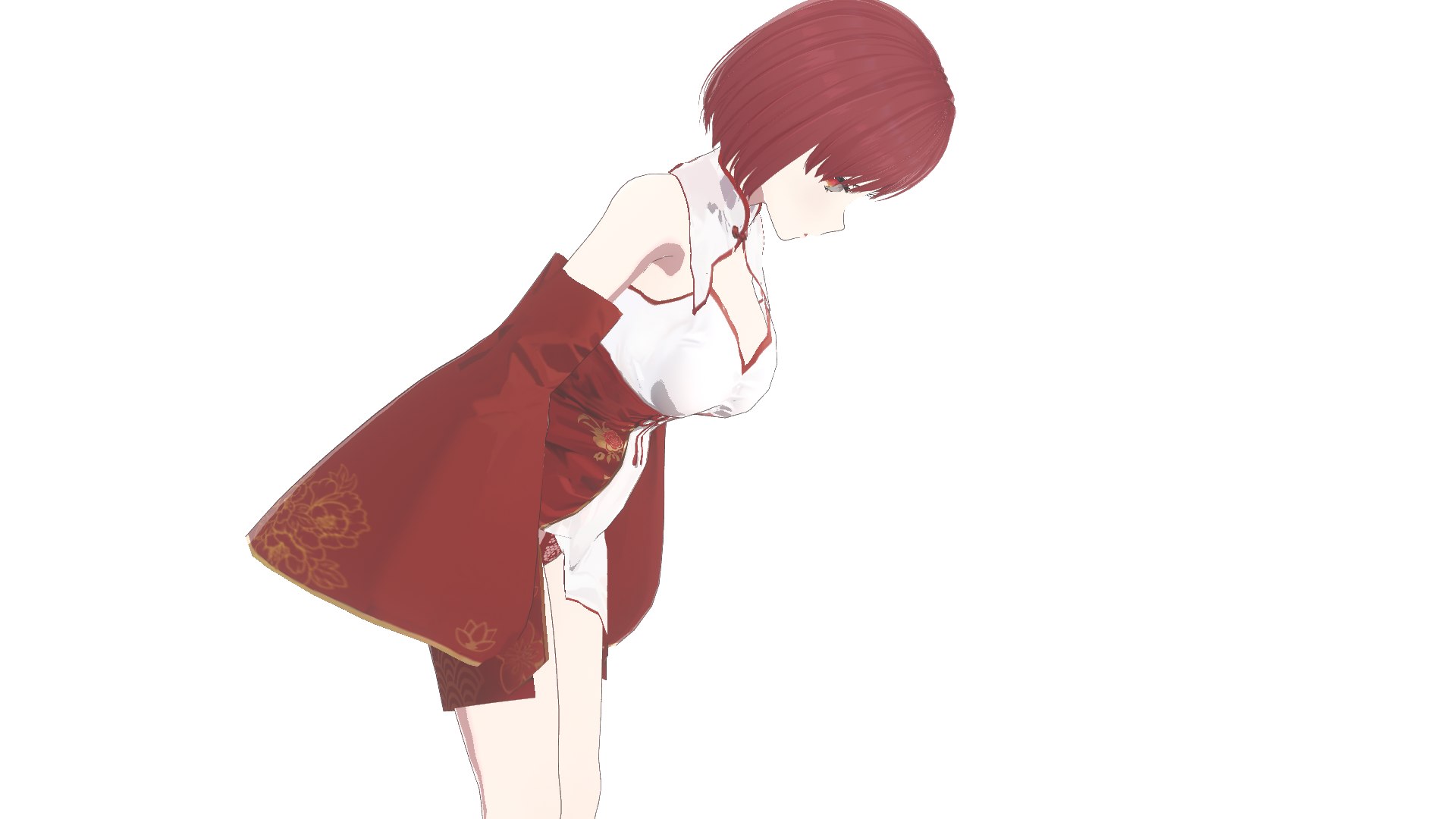 3D Traditional Japanese Anime Girl Fully Rigged Model - TurboSquid 2399935