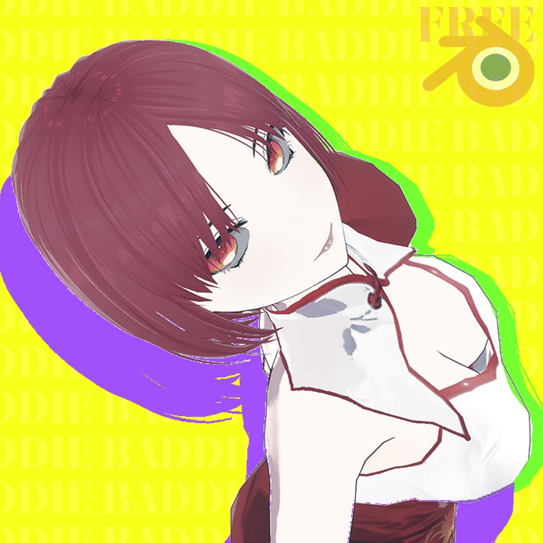 3D Traditional Japanese Anime Girl Fully Rigged Model - TurboSquid 2399935