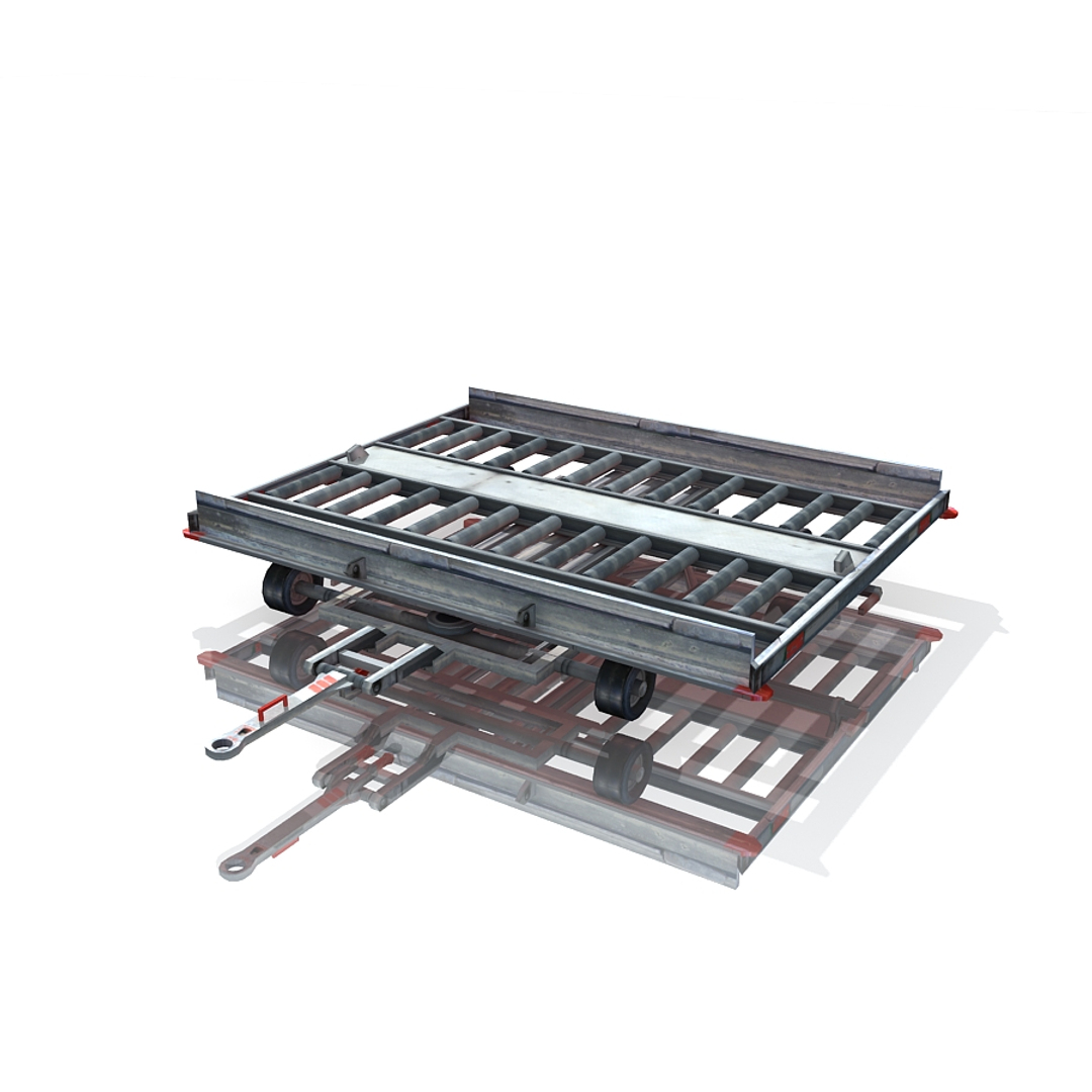 3d pallet dolly model