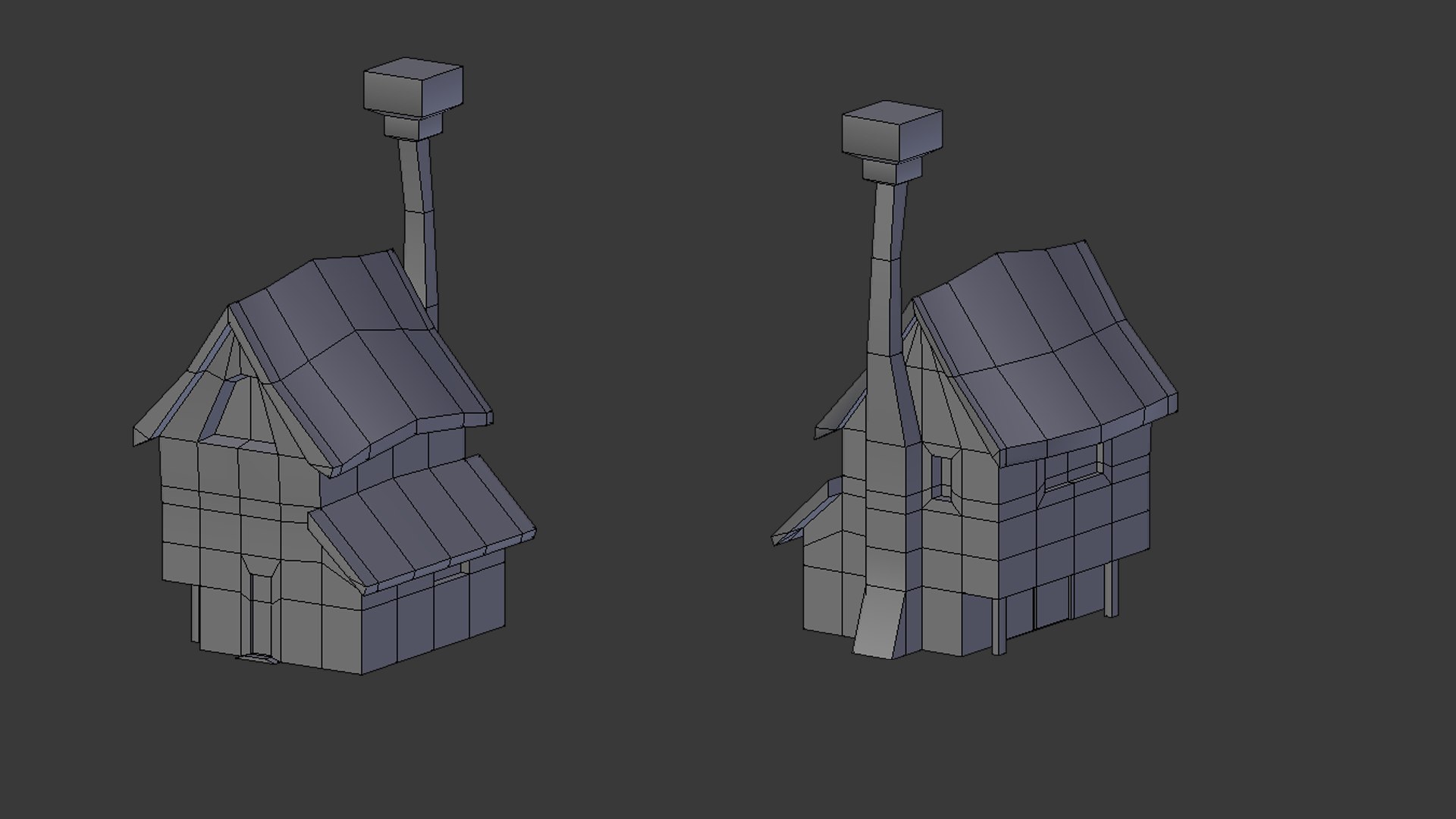 3D Toon Buildings Pack Model - TurboSquid 1797007