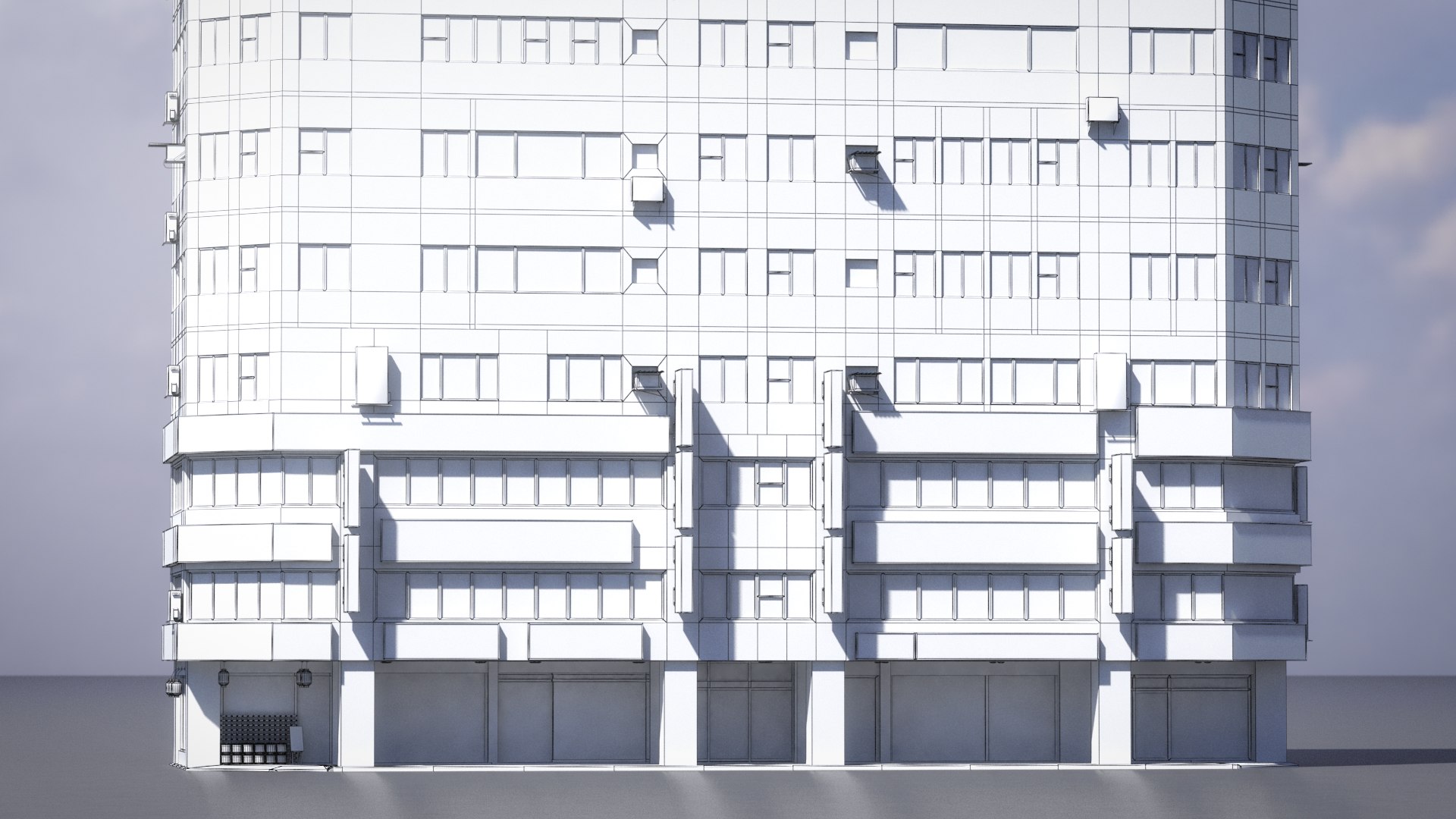 3D TW Buildings 007 Model - TurboSquid 2203138