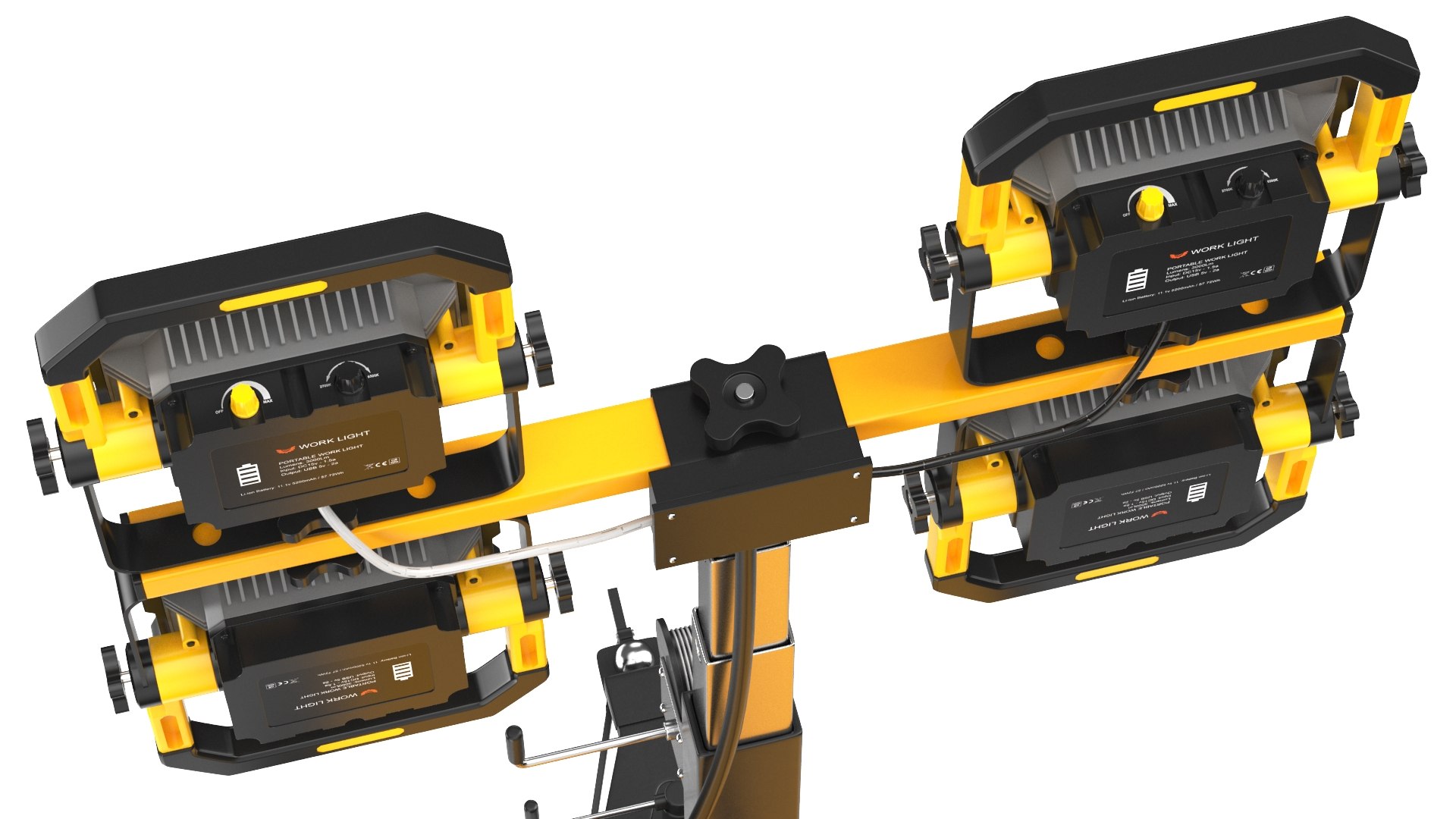 3D Detailed Construction Mobile Light Model - TurboSquid 2240775