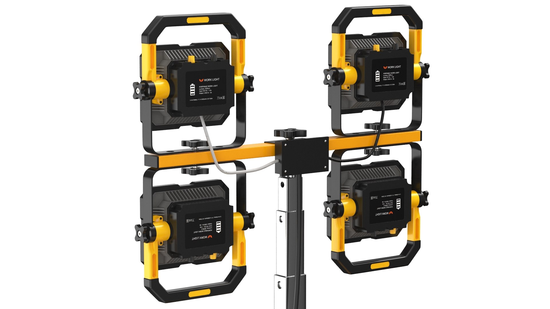 3D Detailed Construction Mobile Light Model - TurboSquid 2240775