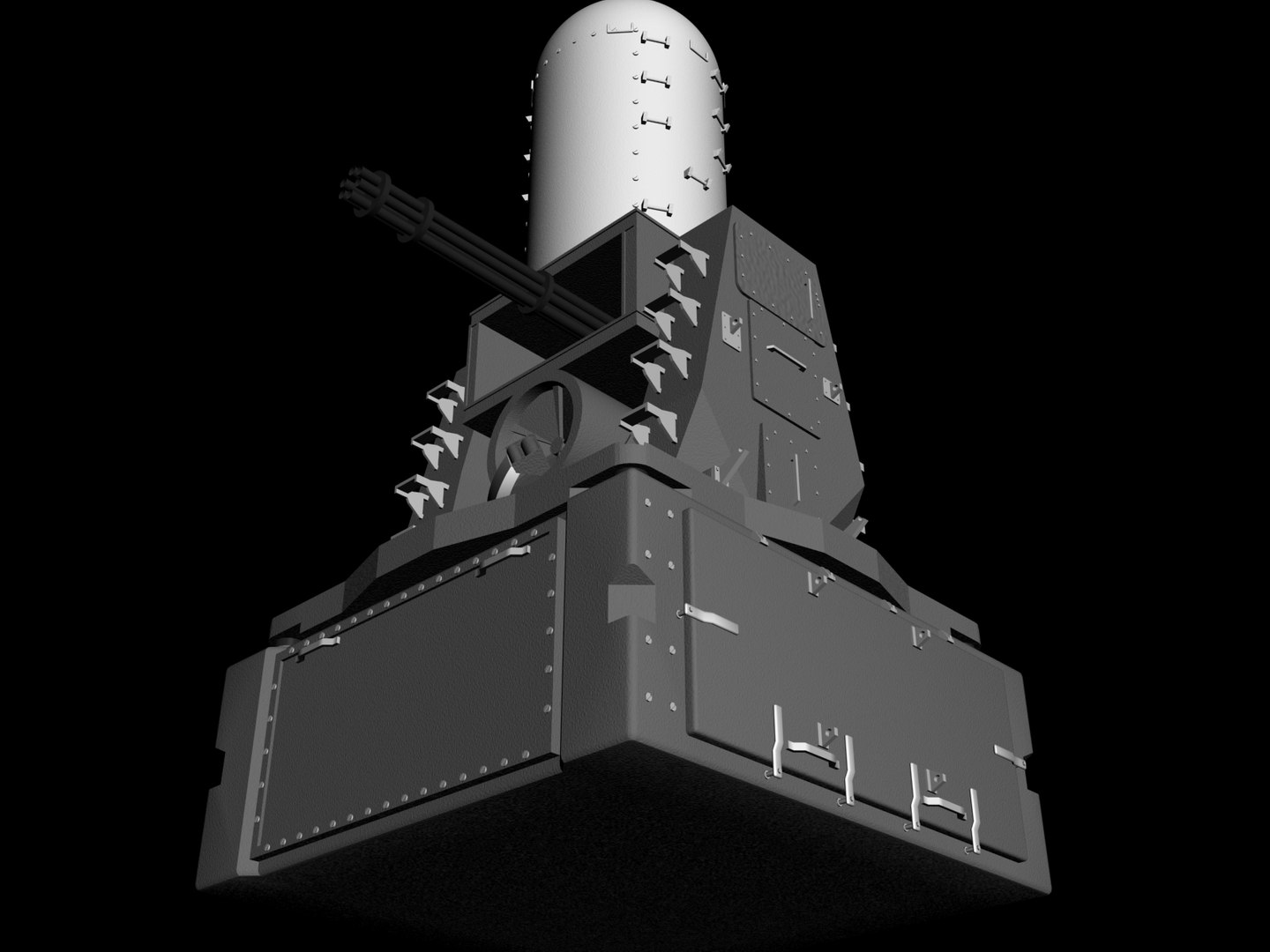 3d Weapon Phalanx Model