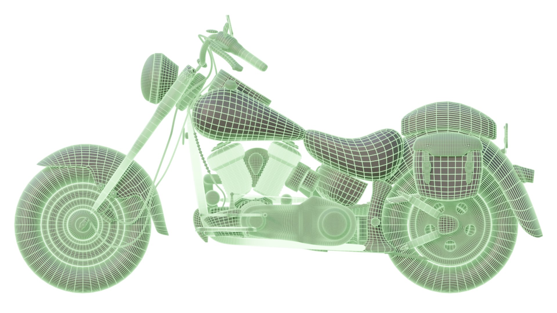 3D Model Chopper Motorcycle - TurboSquid 1951331
