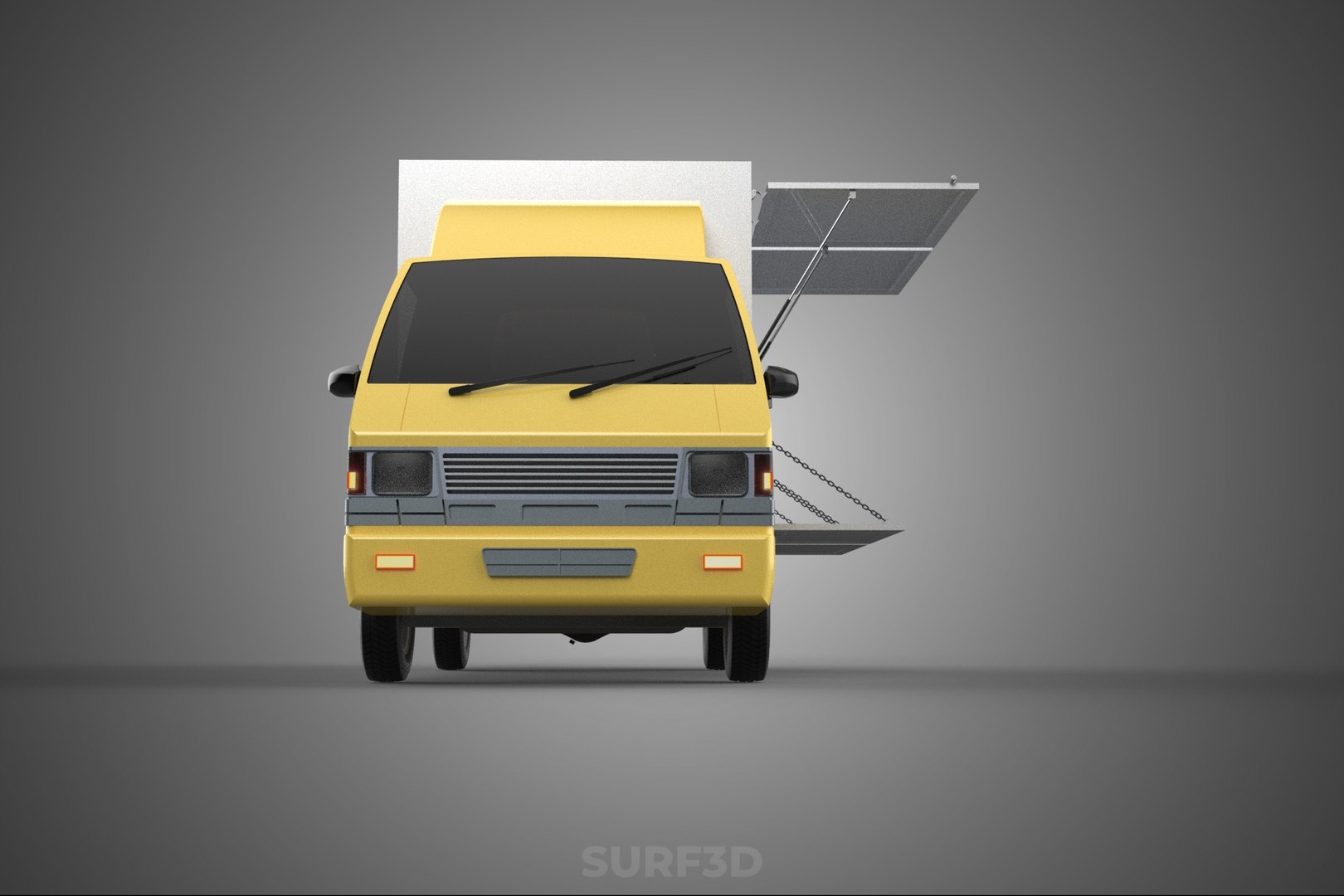 BOX TRUCK PICKUP BAKKIE WIND DEFLECTOR TRAILER ROOF SPOILER CAB Model ...