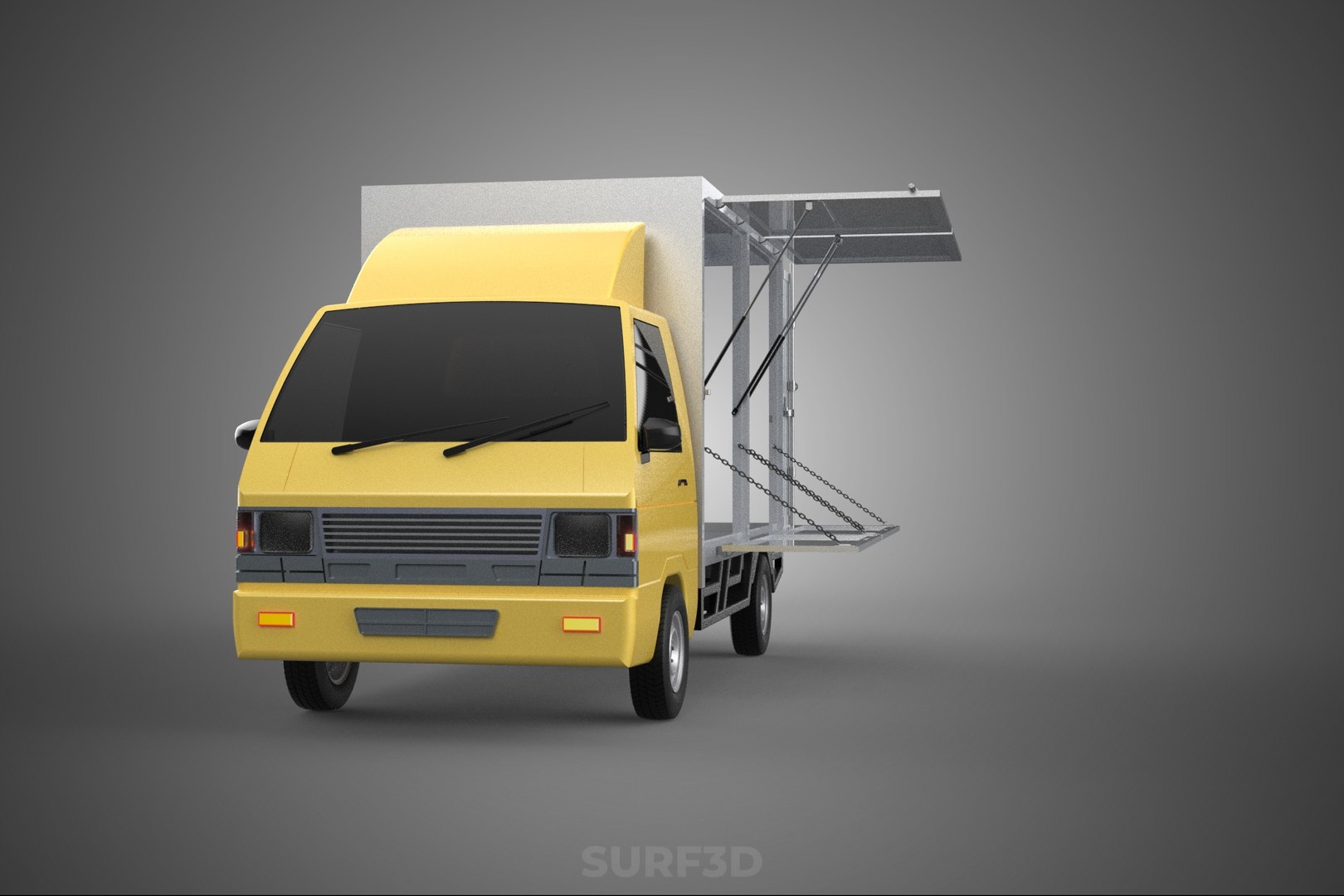 BOX TRUCK PICKUP BAKKIE WIND DEFLECTOR TRAILER ROOF SPOILER CAB Model ...