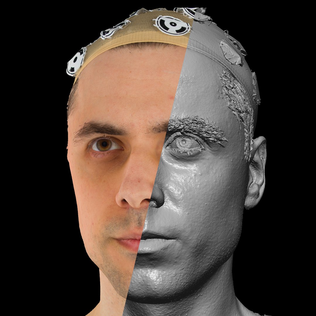 European Male 30s Head Scan 006 Model - TurboSquid 2045963