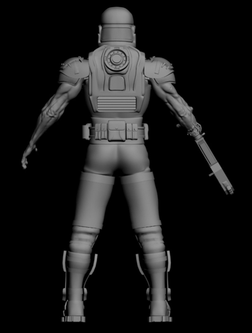 3d Model Cyborg 1