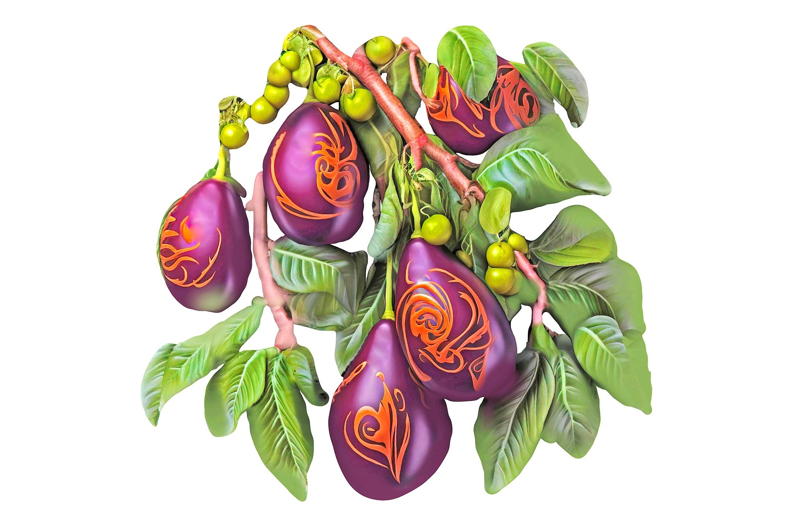 Magical Fruits Model - TurboSquid 2102737