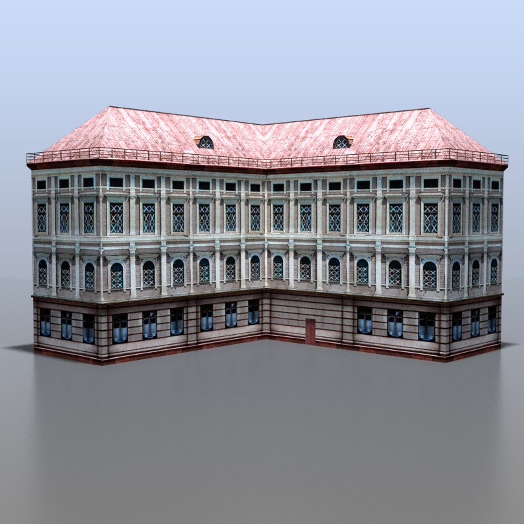 3d Model House Russia