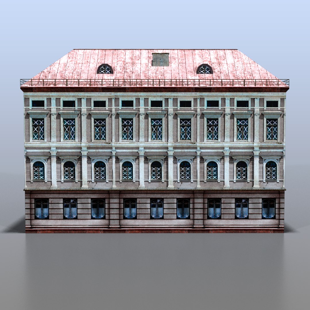 3d Model House Russia