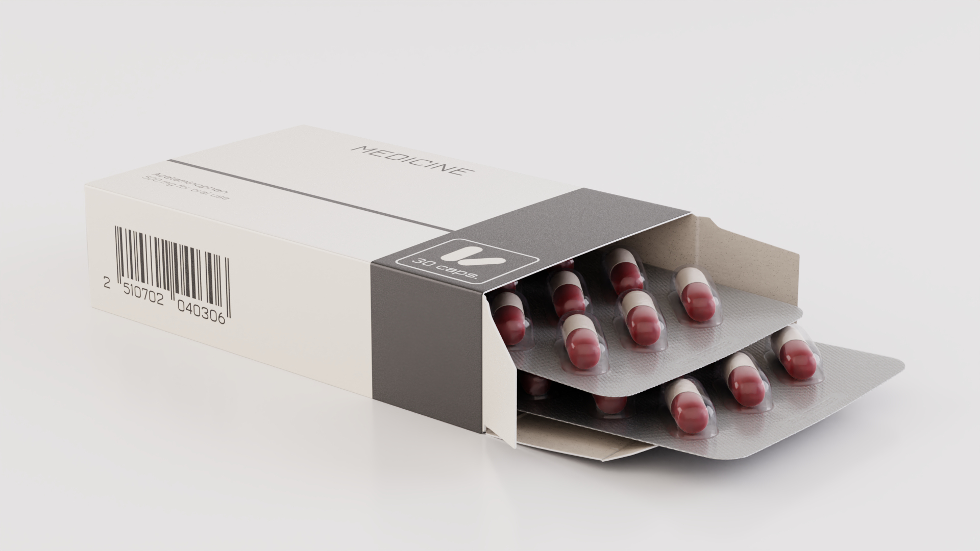 Medication Pack Capsules 3D - TurboSquid 1610080