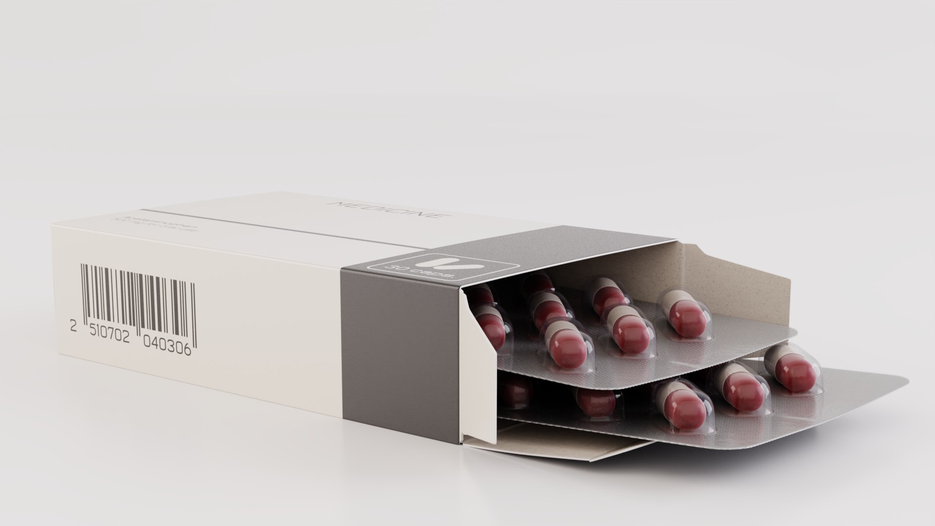 Medication Pack Capsules 3D - TurboSquid 1610080