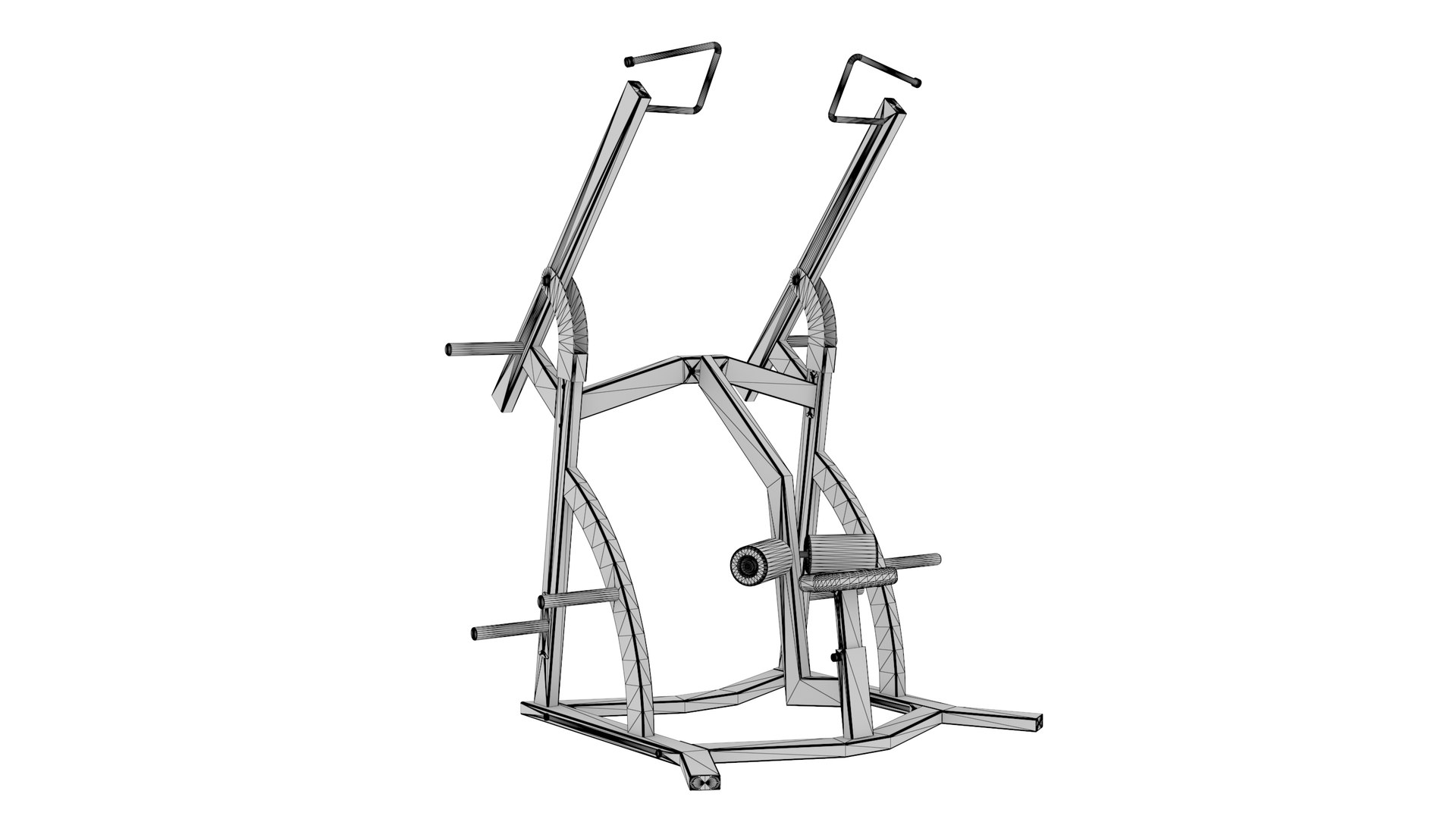 Sports Exercise Equipment Lat Pulldown 3d Model 3D Model - TurboSquid ...