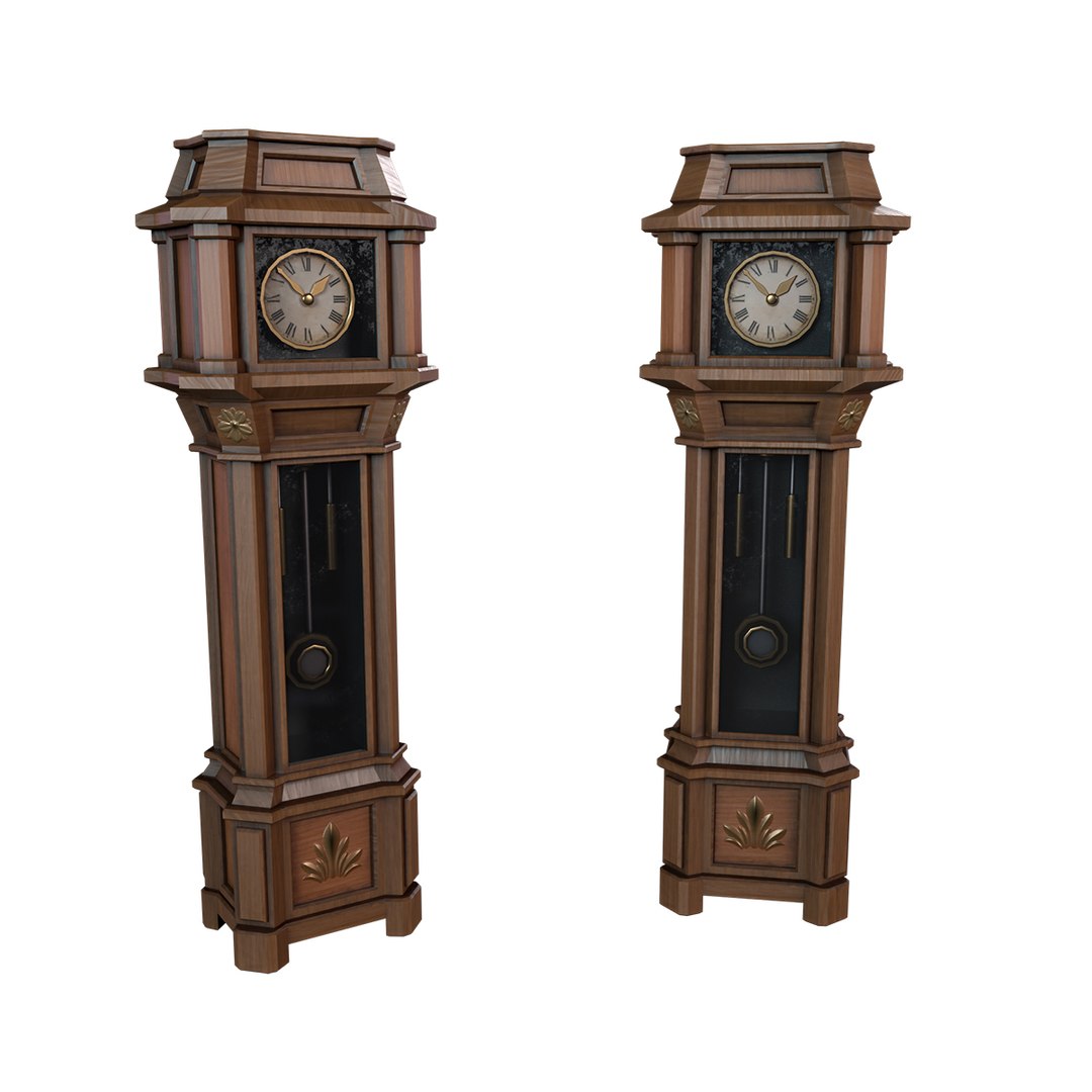 3D Pendulum Clock - TurboSquid 2270017