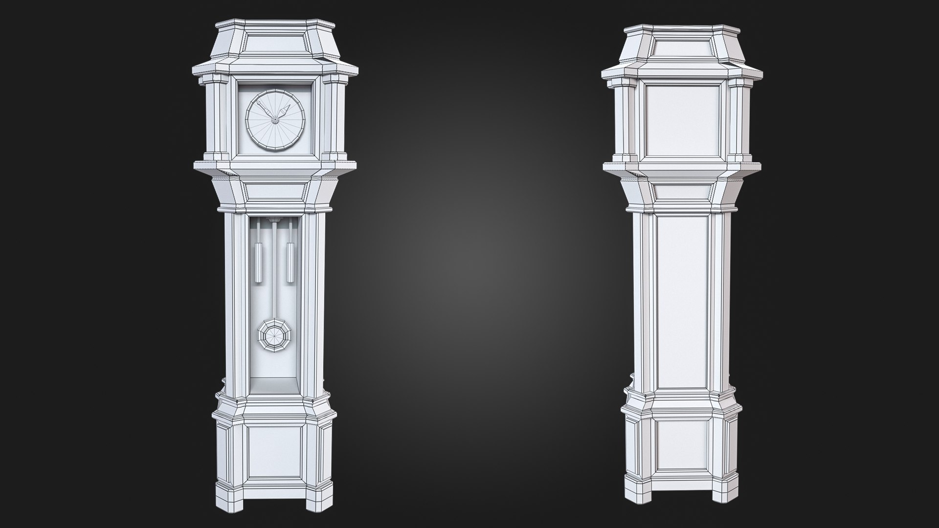 3D Pendulum Clock - TurboSquid 2270017