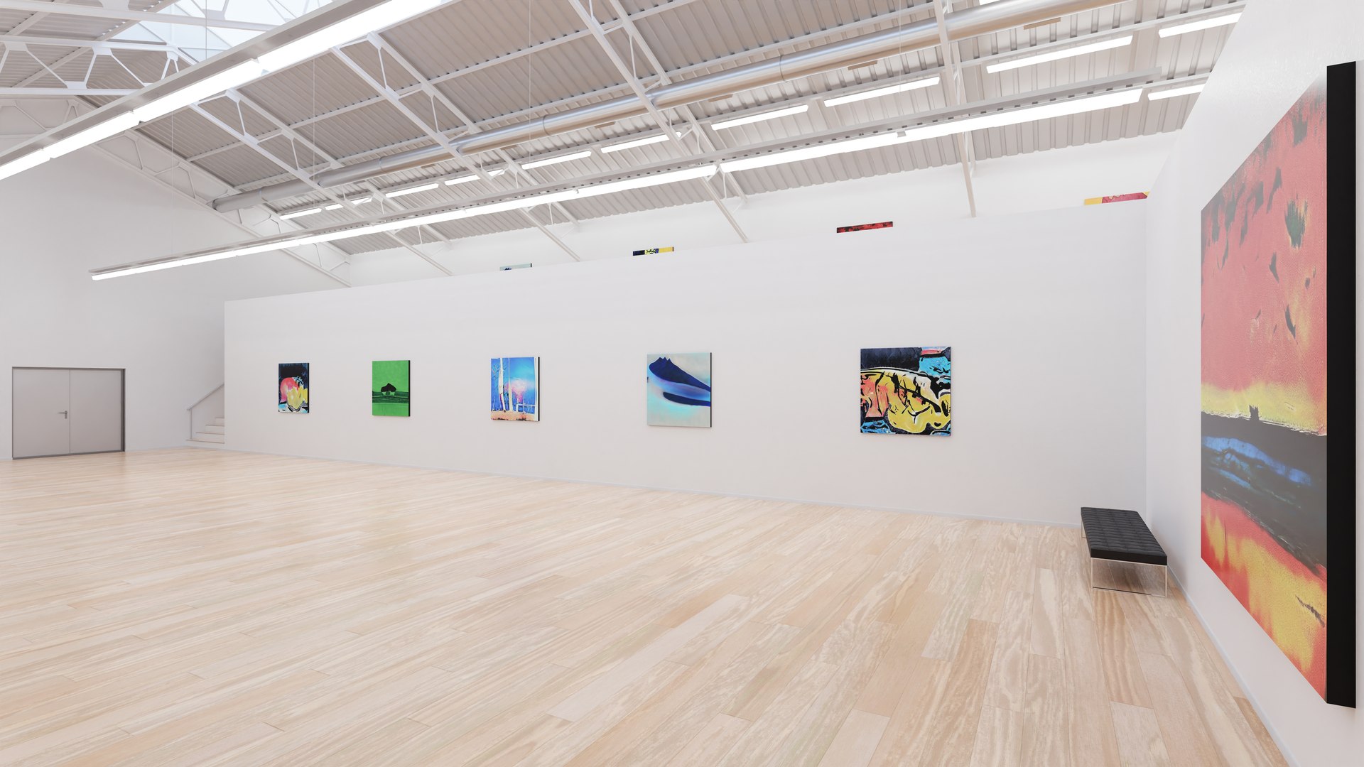 Art Museum Gallery Interior 7 Model - TurboSquid 1759823