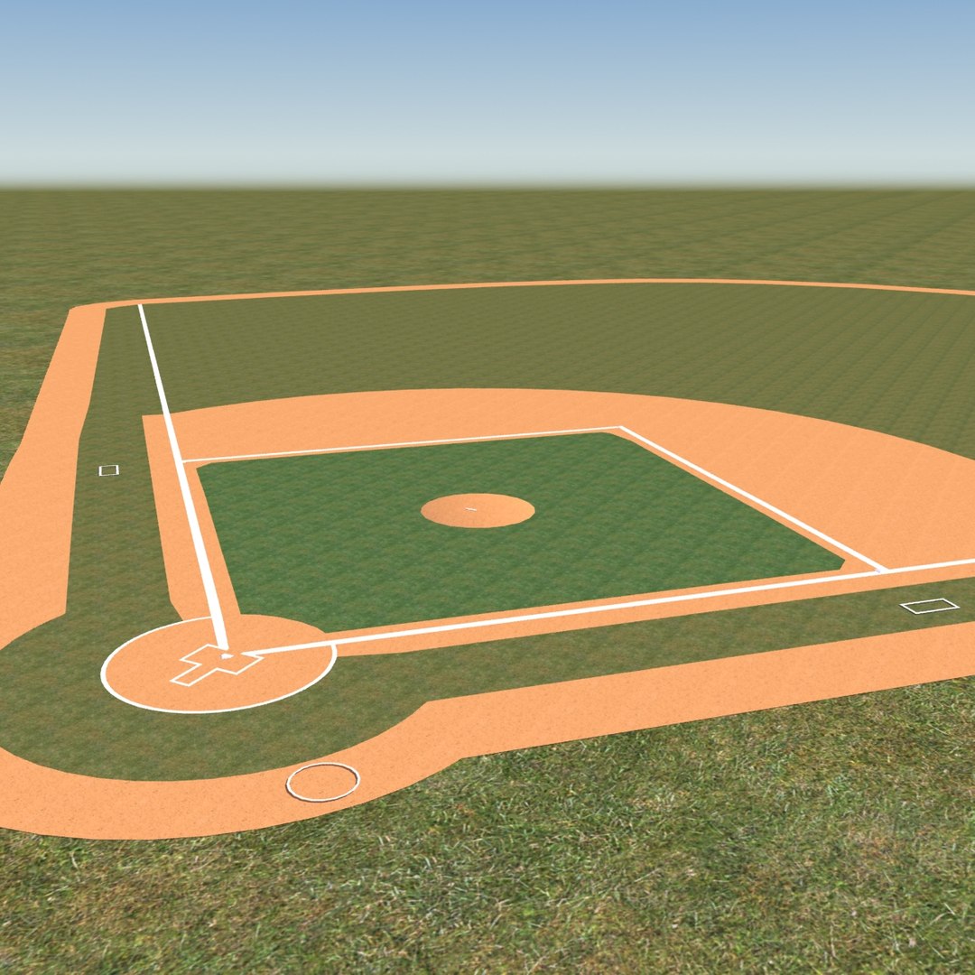 Max Baseball Field Diamond Bases
