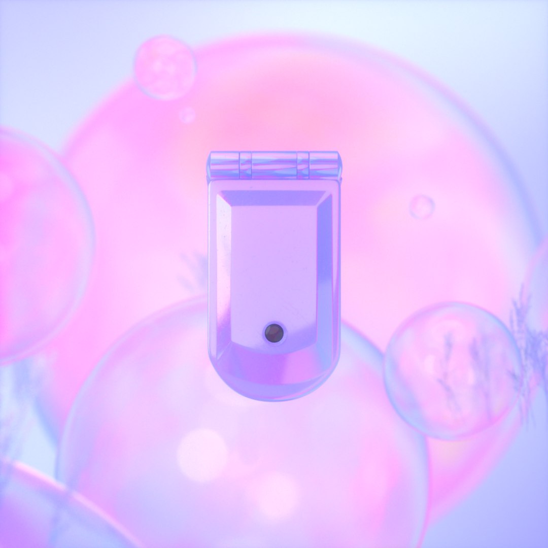 Flip Cell Phone Model - TurboSquid 2201300