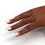 3d Model Female Hand African American