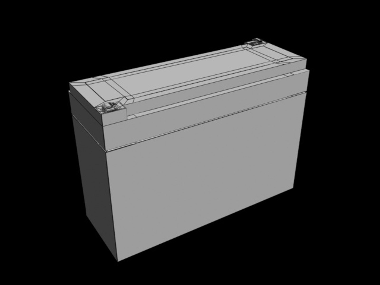 3D Model 12v Battery - TurboSquid 1355531