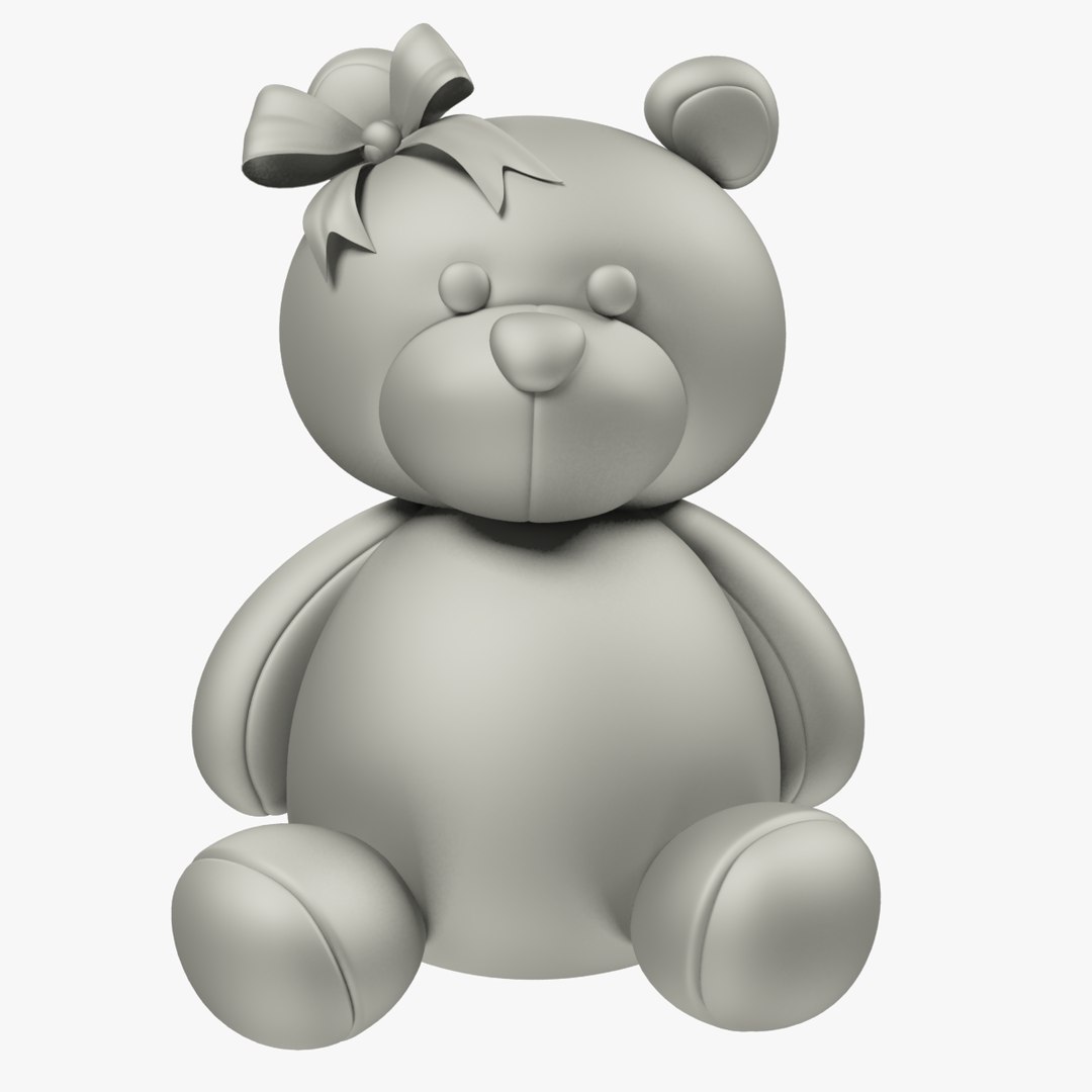 Stuffed Toy Bear Model - TurboSquid 1360672