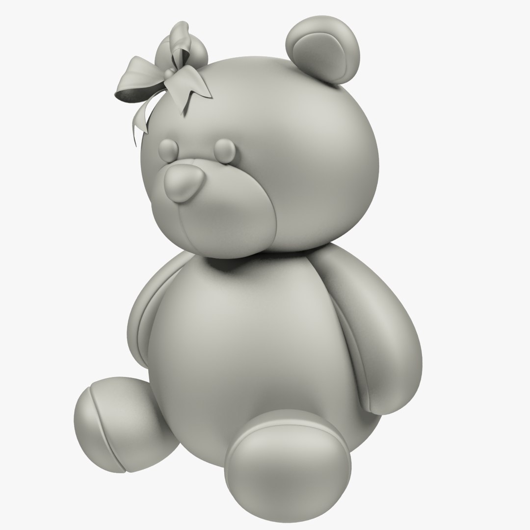 Stuffed Toy Bear Model - TurboSquid 1360672
