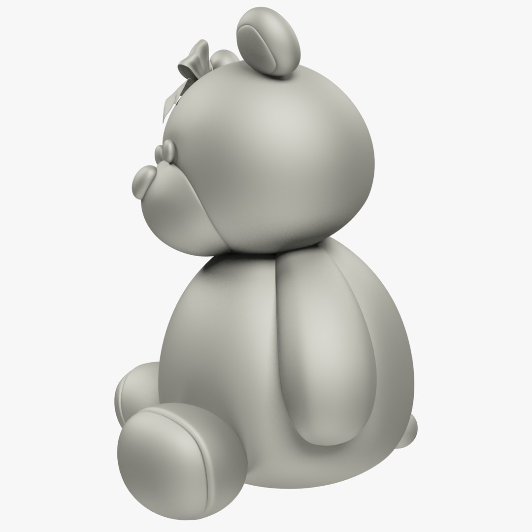 Stuffed Toy Bear Model - TurboSquid 1360672