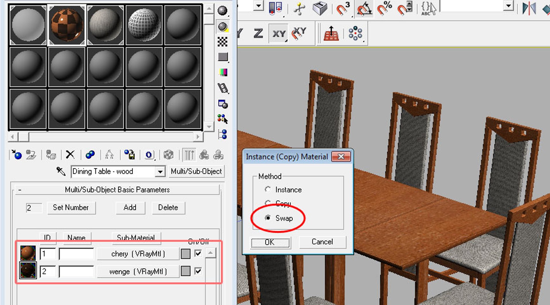 3d Model Dining Chairs - 2