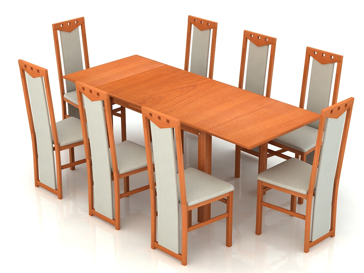 3d Model Dining Chairs - 2