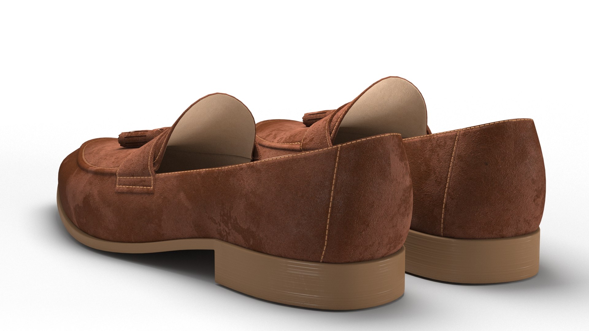 Realistic Suede Shoes 3D Model - TurboSquid 1460103