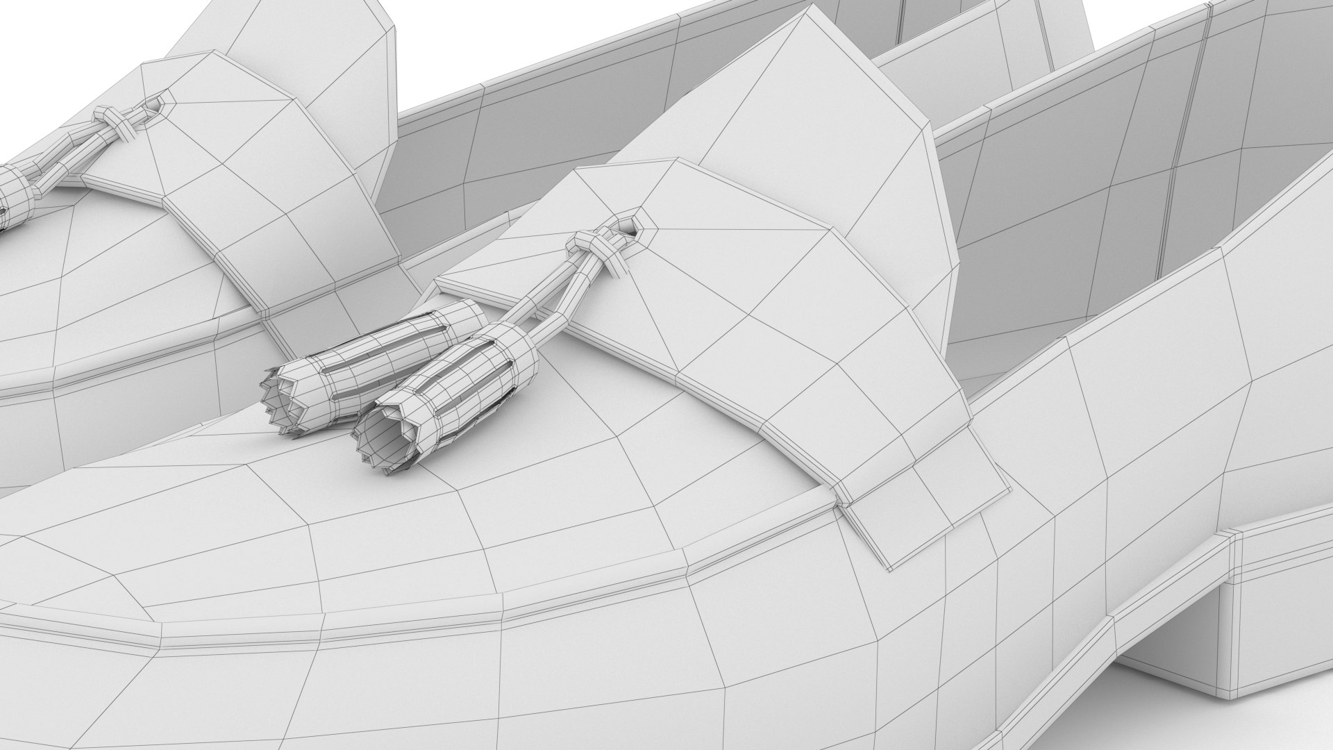 Realistic Suede Shoes 3D Model - TurboSquid 1460103