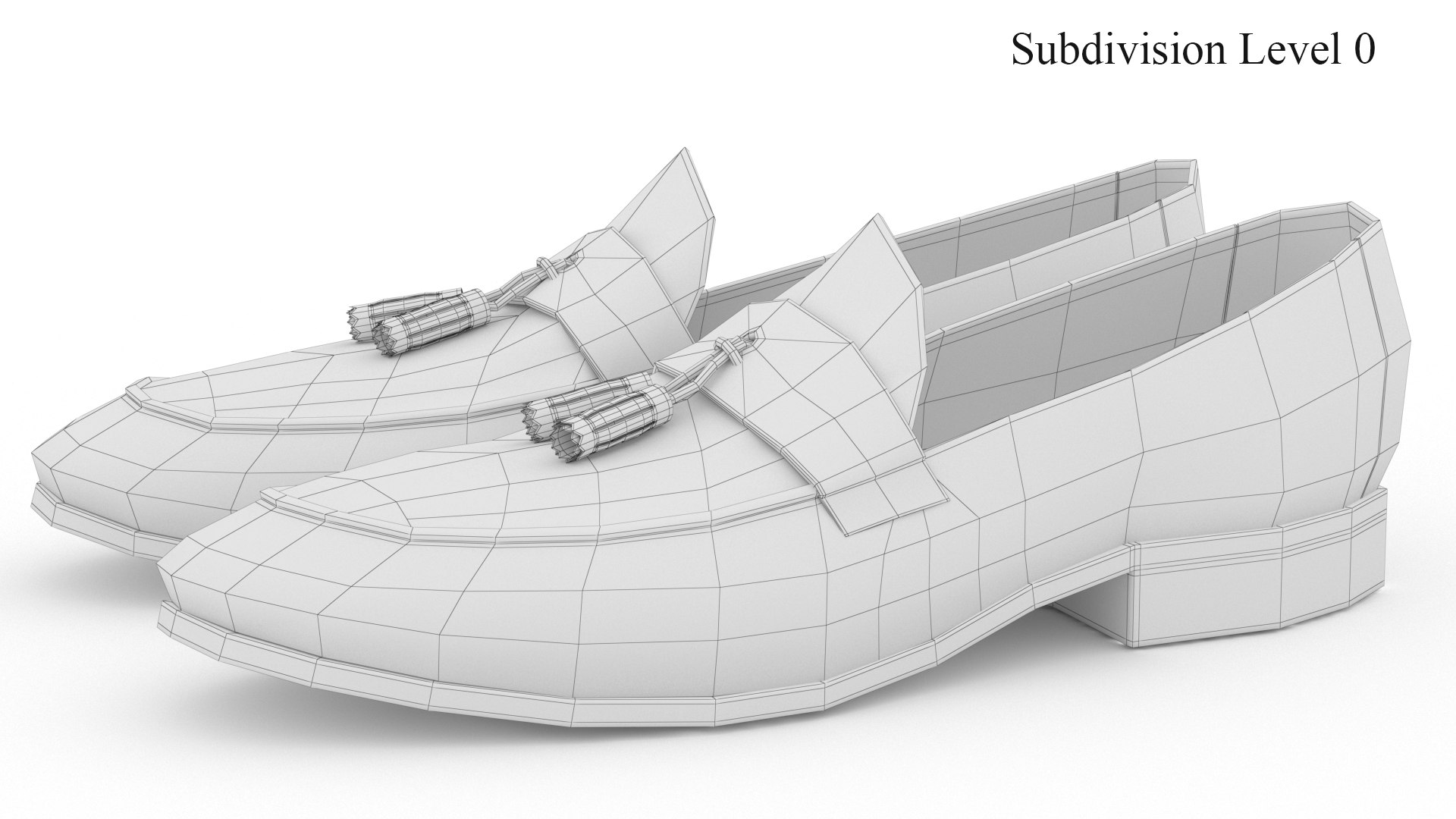 Realistic Suede Shoes 3D Model - TurboSquid 1460103