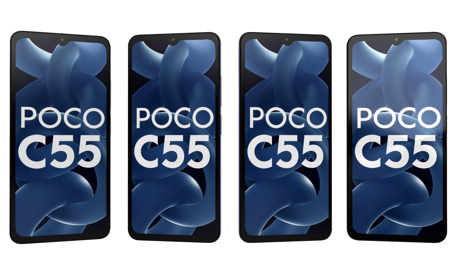 Xiaomi Poco C55 Blue 3D - TurboSquid 2048890