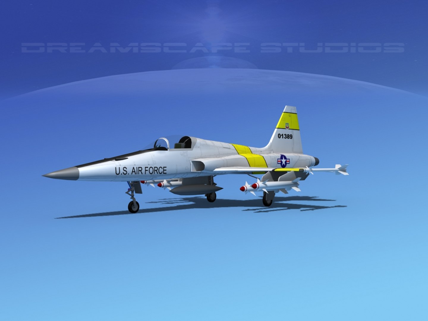 3d Model F-5 Fighter Northrop