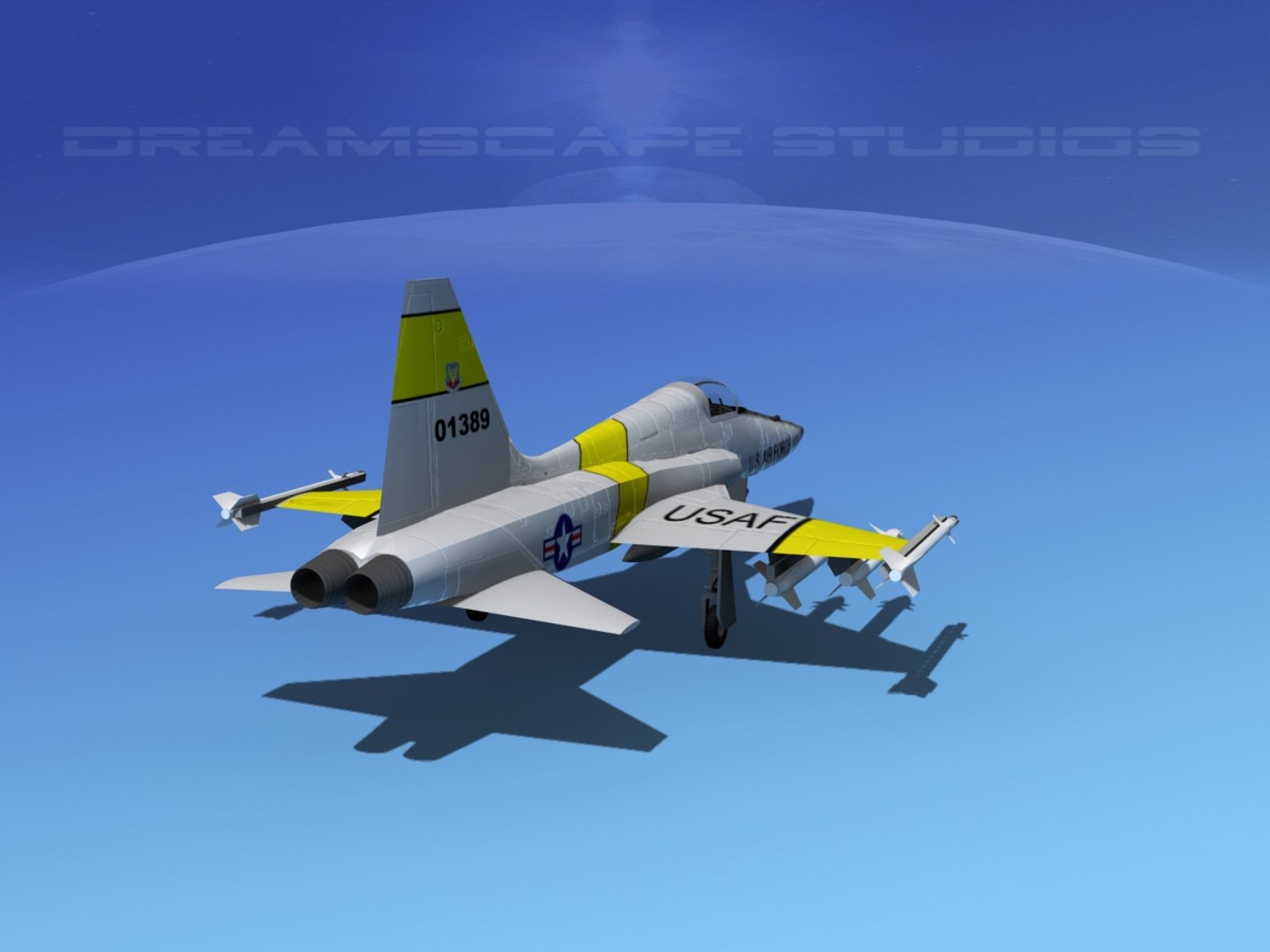 3d Model F-5 Fighter Northrop