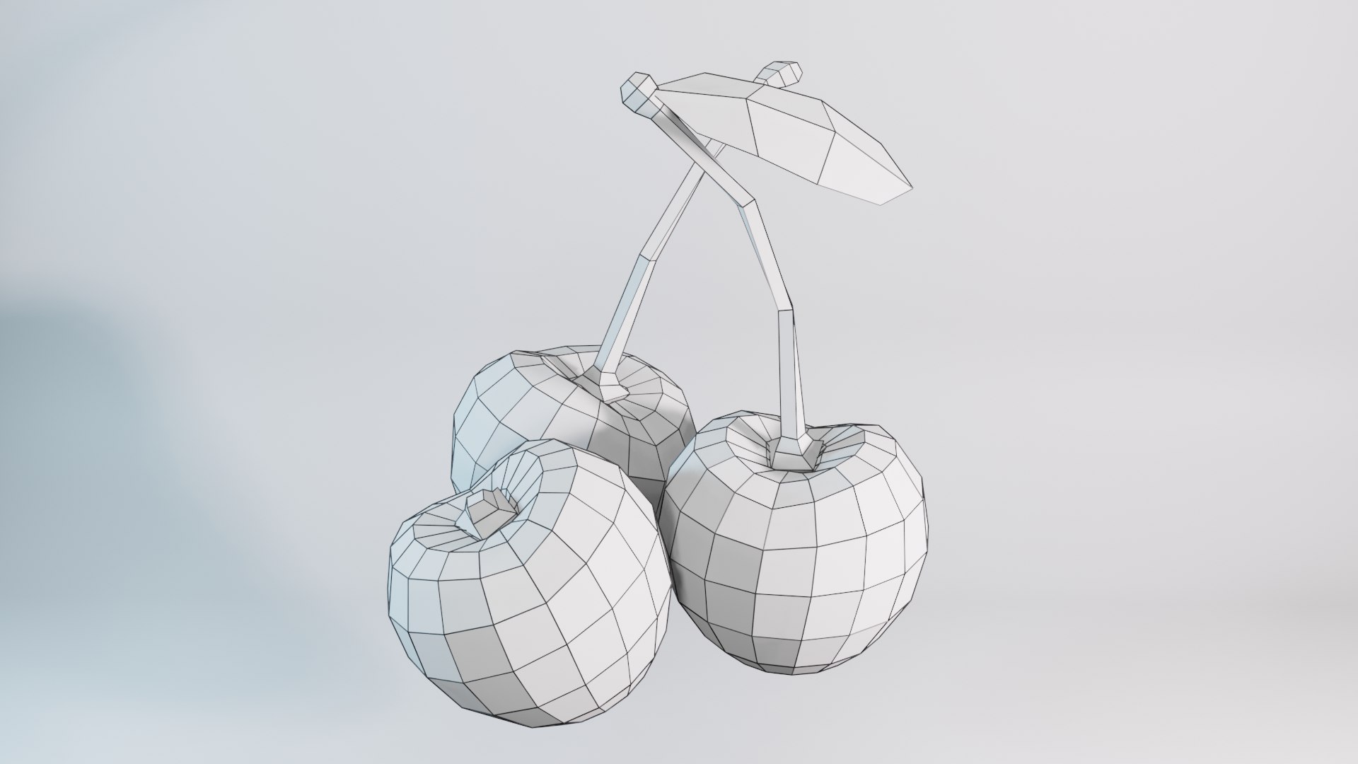 3D Model Cherry Fruit Food - TurboSquid 1498677